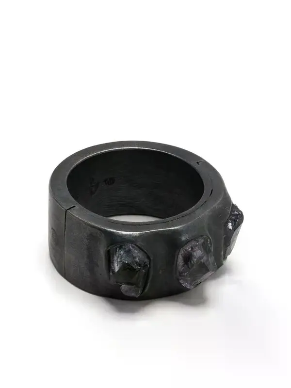PARTS OF FOUR Sistema Tanzanite Ring - Black