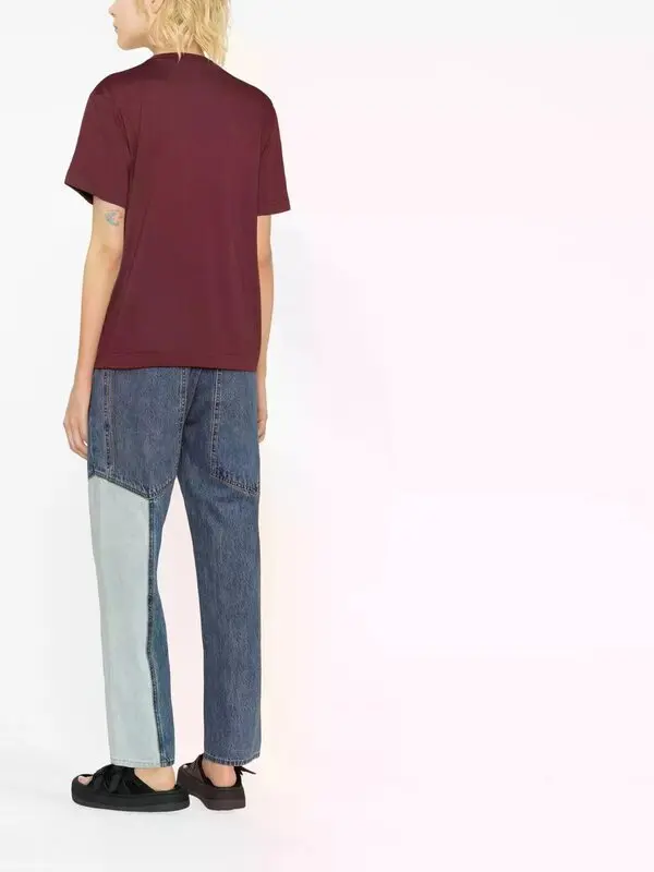 Sunnei Logo-embroidered Cotton T-shirt