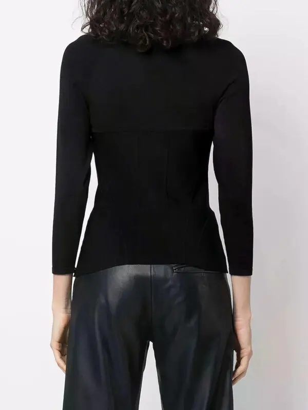 Alexander McQueen Inserted-bra Detail Top