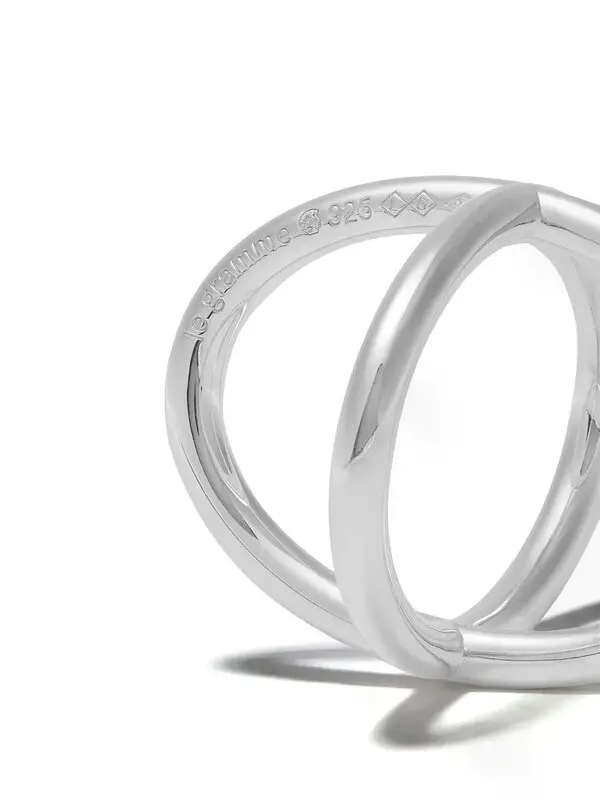 Le Gramme Maillon Interwoven Ring