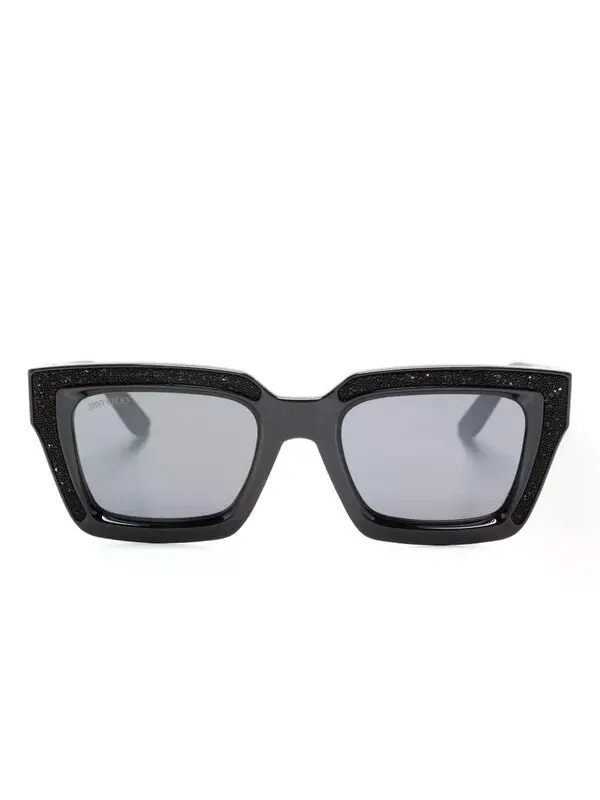 JIMMY CHOO Square-frame Sunglasses - Black