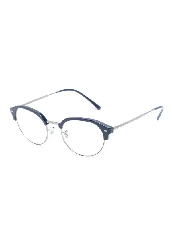 Ray-ban Engraved Half-rim Glasses