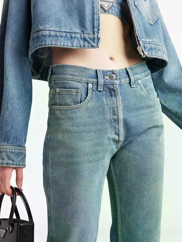 Prada Organic Denim Five-pocket Jeans