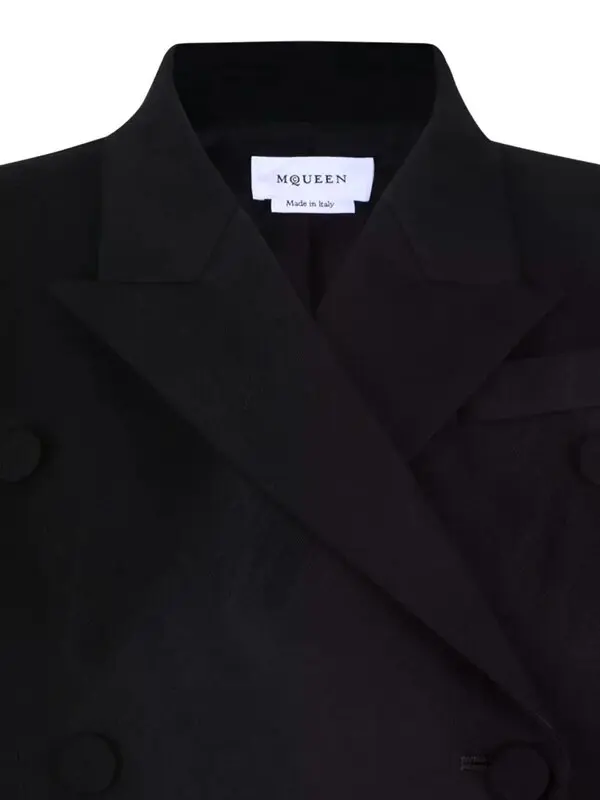 Alexander McQueen Double-breasted Wool Blazer