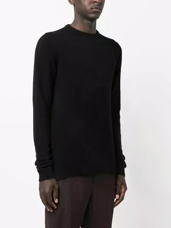 Rick Owens Crew-neck Rib-trimmed Jumper