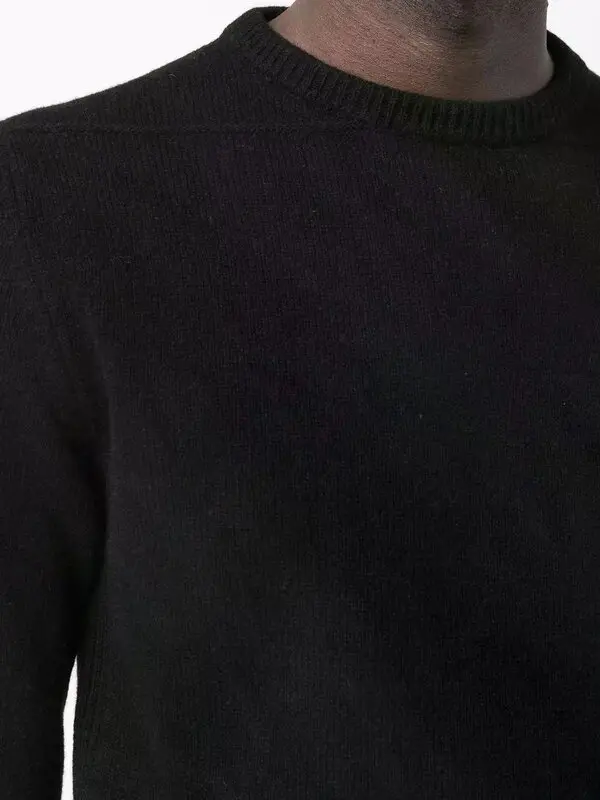 Rick Owens Crew-neck Rib-trimmed Jumper