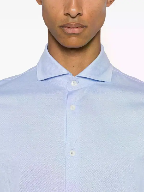 Boggi Milano Piqué-weave Shirt