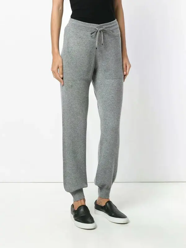 BARRIE Romantic Timeless Cashmere Jogging Trousers - Grey