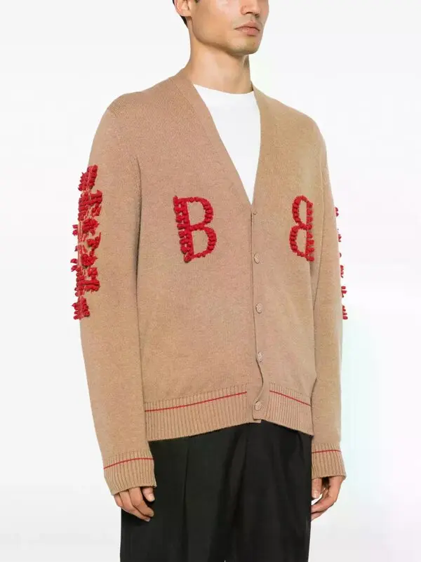 BARRIE 3d-knit Cashmere Cardigan - Brown