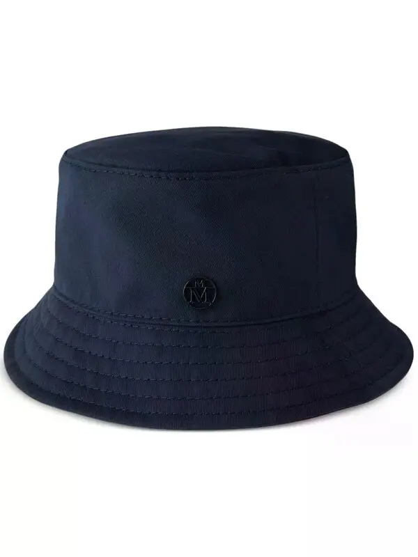 MAISON MICHEL Jason Cotton Bucket Hat - Blue