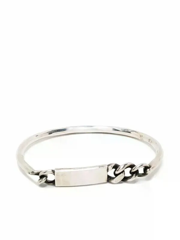 Werkstatt:München Plaque Chain Bracelet - Silver
