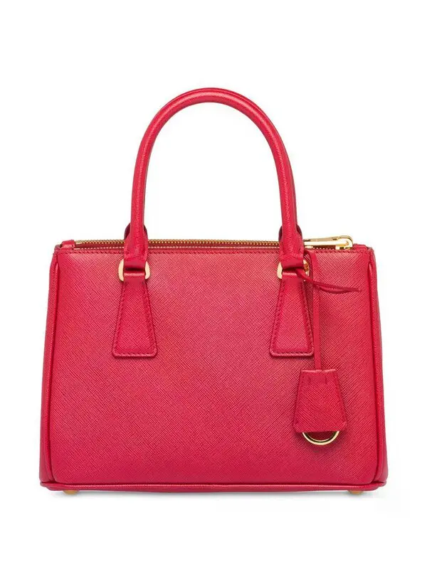 Prada Galleria Leather Tote Bag - Red