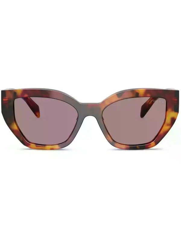 Prada Tortoiseshell-effect Cat-eye Sunglasses
