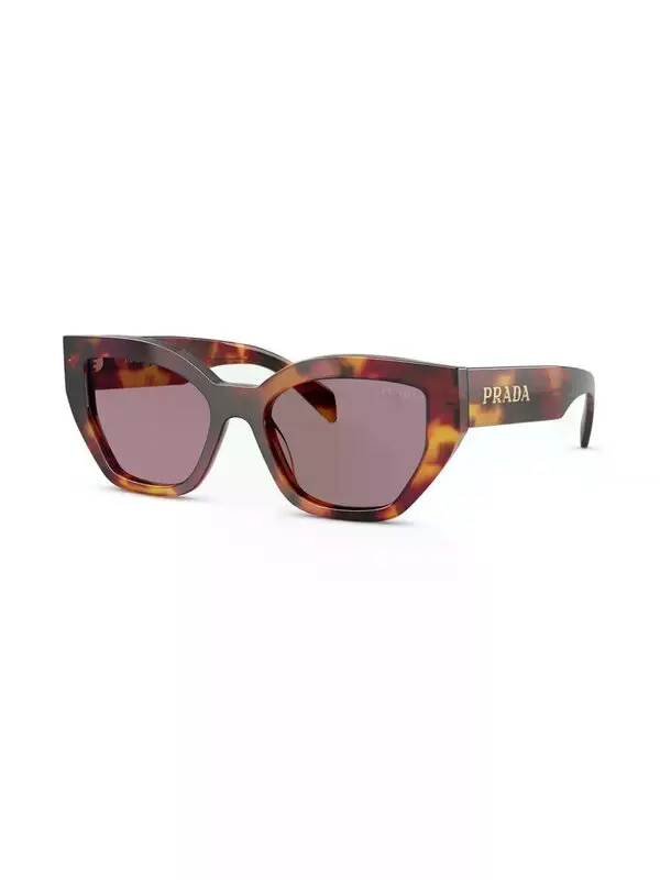 Prada Tortoiseshell-effect Cat-eye Sunglasses