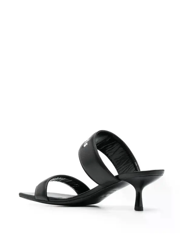 Palm Angels 45mm Logo-band Leather Sandals