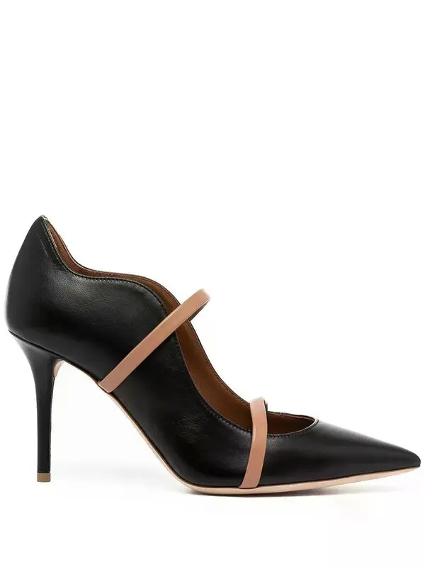 MALONE SOULIERS Front Strap Stiletto Pumps