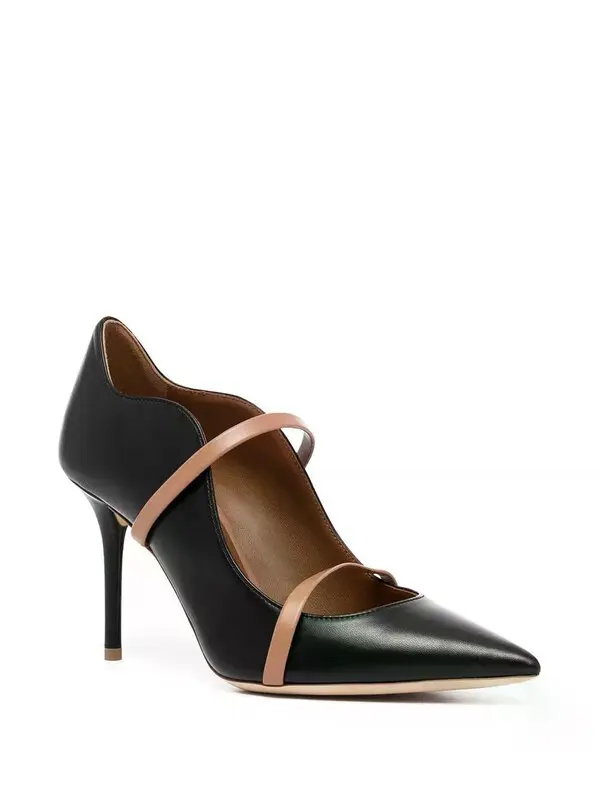 MALONE SOULIERS Front Strap Stiletto Pumps