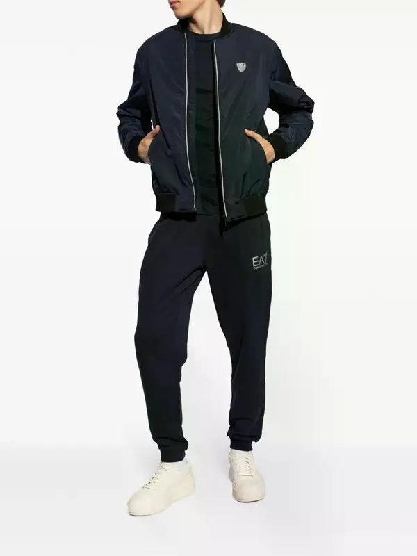EA7 Logo-patch Bomber Jacket