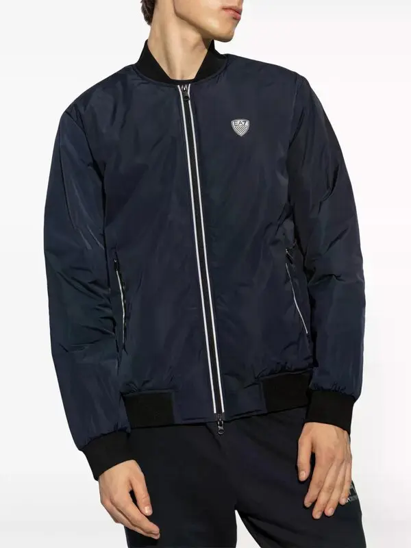EA7 Logo-patch Bomber Jacket