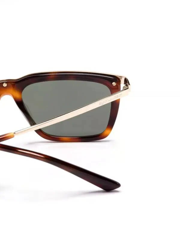 Saint Laurent Square-frame Sunglasses - Brown