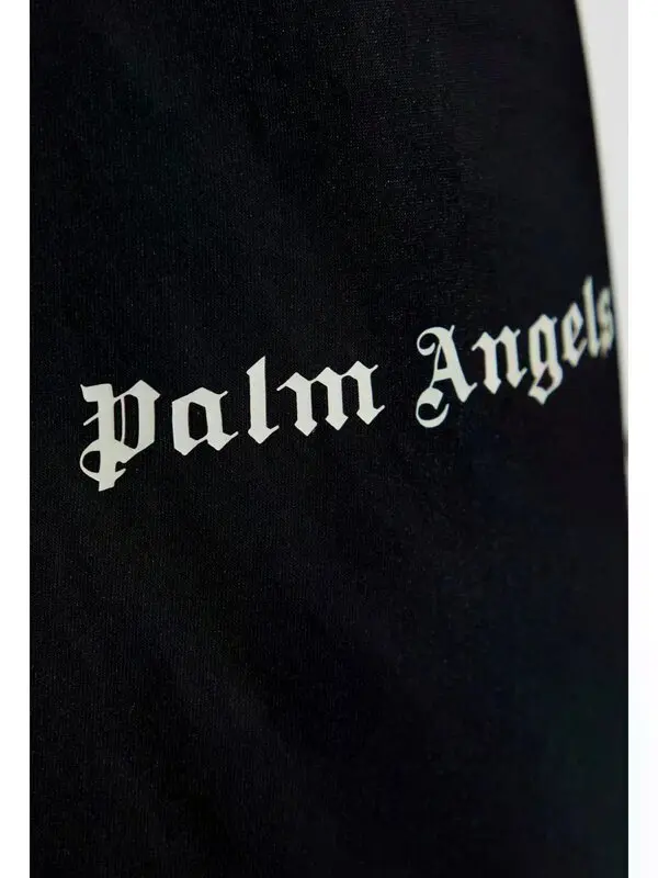 Palm Angels Cropped Logo Print Leggings