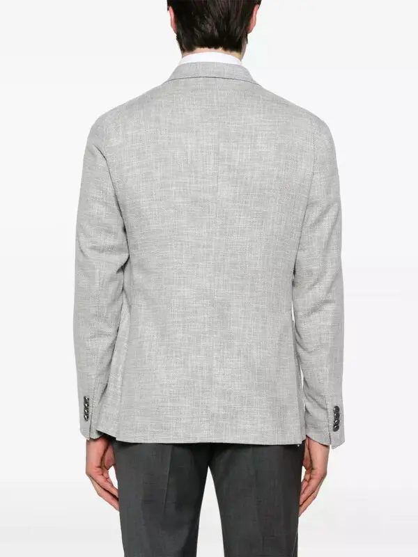Tagliatore Mélange-effect Blazer - Grey
