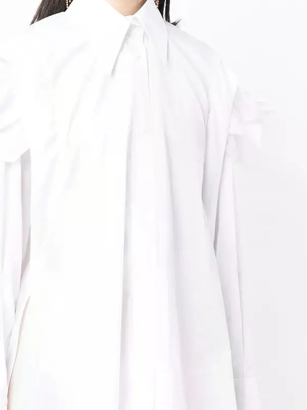 Maticevski Cotton Ruched Oversized Shirt