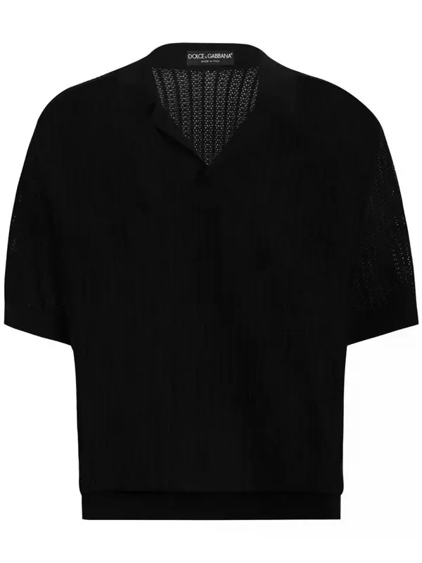 Dolce & Gabbana Knitted Polo Shirt