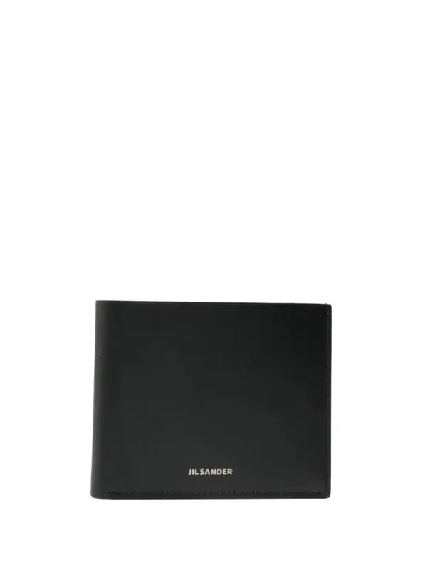 JIL SANDER Bi-fold Logo-debossed Wallet - Black