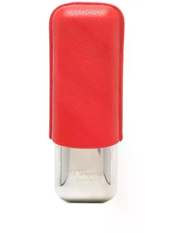 S.t. Dupont Logo-engraved Cigarette Case - Red