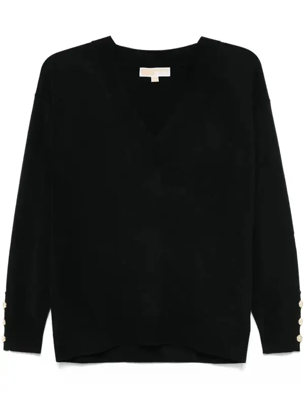 Michael Kors V-neck Merino Wool Sweater