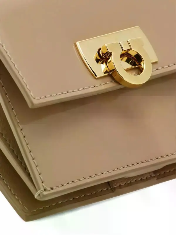 FERRAGAMO Gancini-buckle Leather Wallet