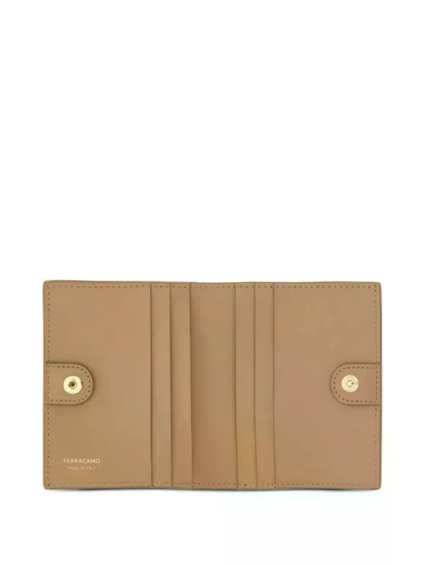 FERRAGAMO Gancini-buckle Leather Wallet