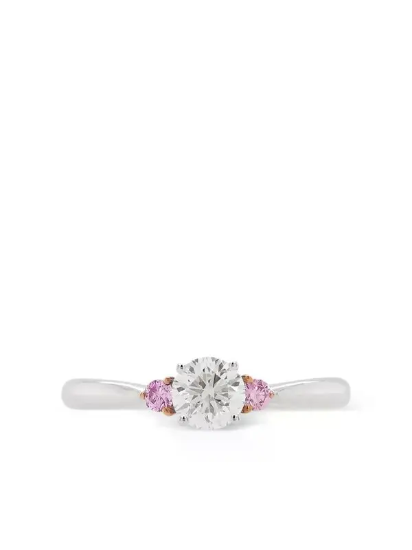 HYT JEWELRY 18kt White Gold Diamond Ring - Silver