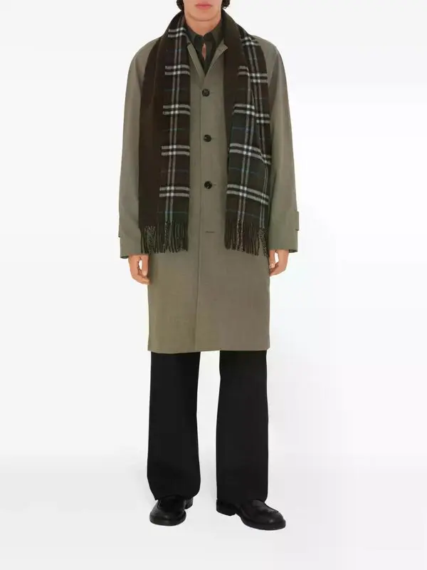Burberry Reversible Check Cashmere Scarf