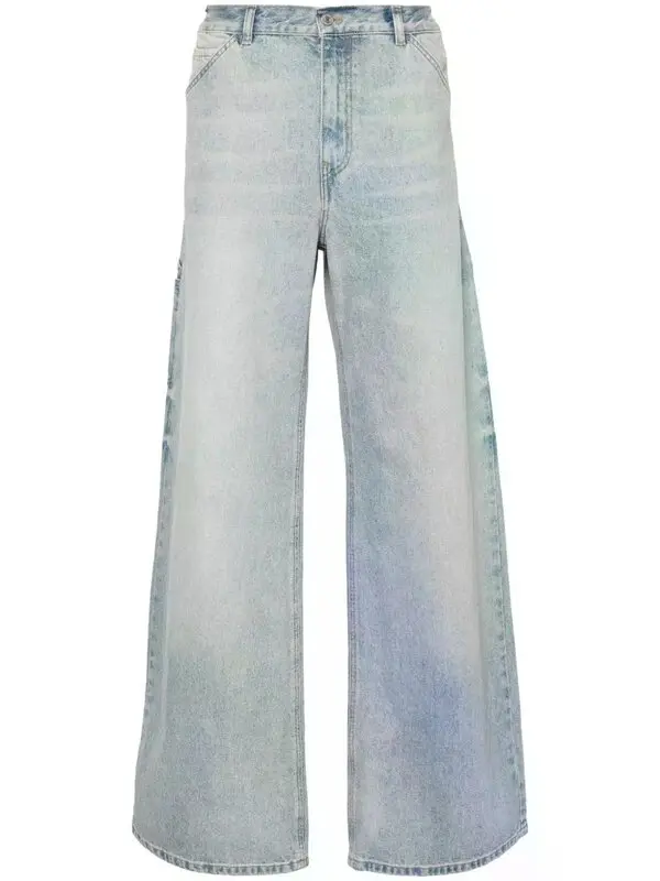 COURREGES Mid-rise Straight-leg Jeans