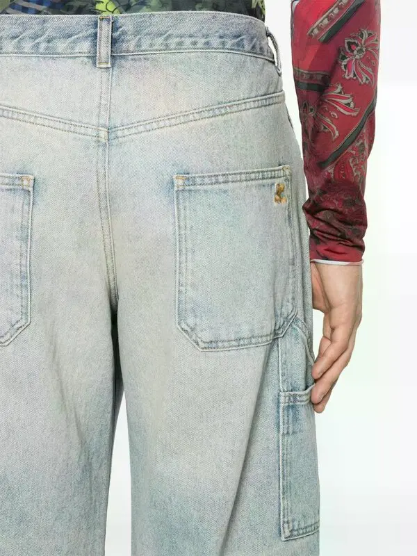 COURREGES Mid-rise Straight-leg Jeans