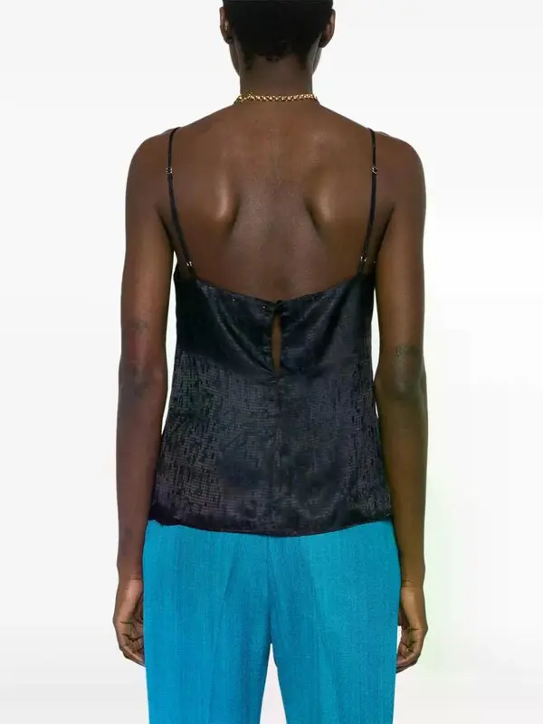 FORTE_FORTE Patterned Jacquard Top