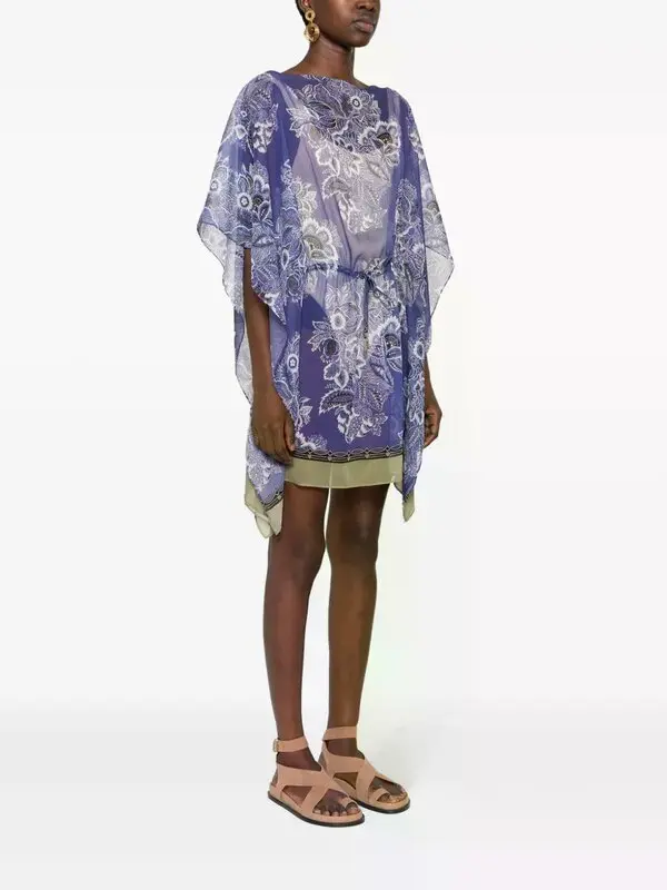 Etro Floral-print Kaftan Dress