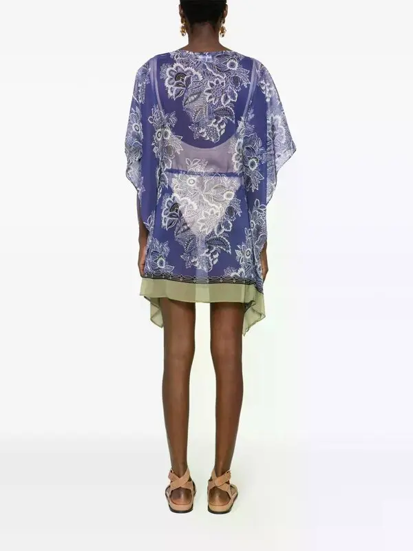 Etro Floral-print Kaftan Dress