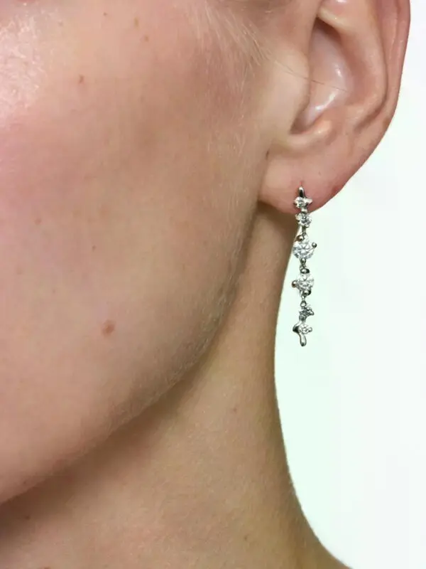 MARIA BLACK Medium Arctic Earring - Silver