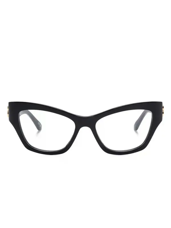Balenciaga Cat-eye Frame Glasses - Black