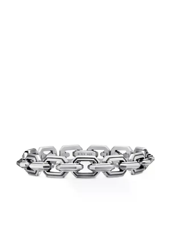 David Yurman Sterling Deco Link Bracelet - Silver