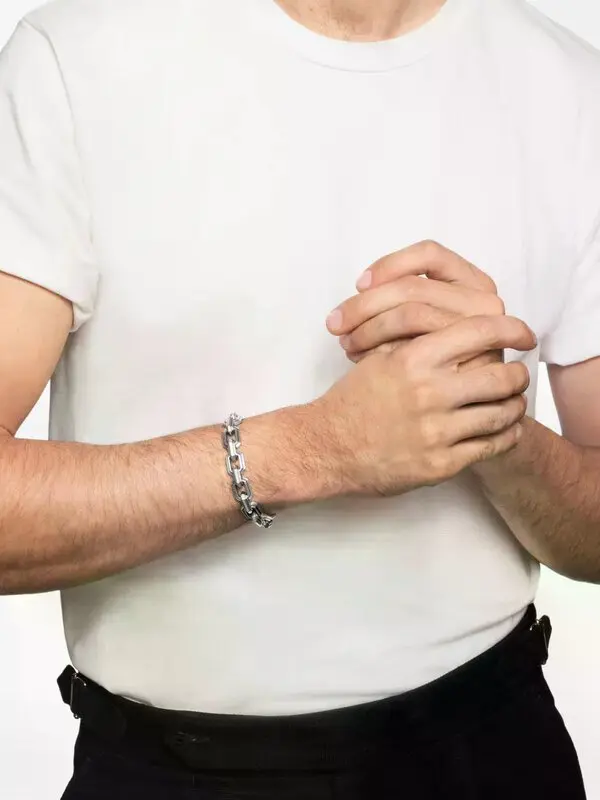 David Yurman Sterling Deco Link Bracelet