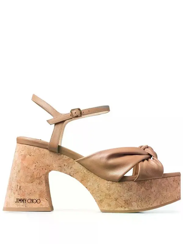 JIMMY CHOO Heloise 95 Wedge Sandals