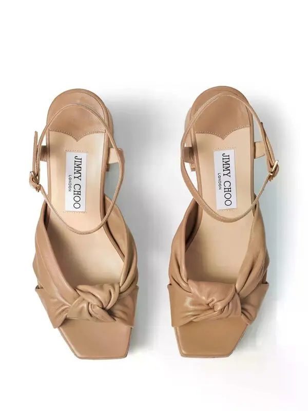 JIMMY CHOO Heloise 95 Wedge Sandals
