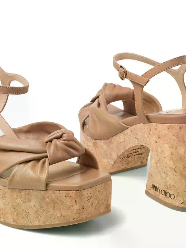 JIMMY CHOO Heloise 95 Wedge Sandals