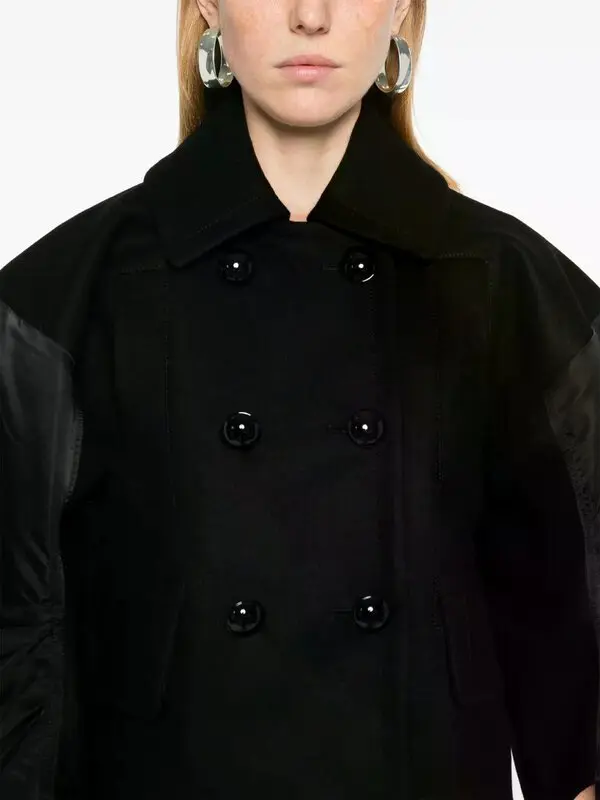 Sacai Paneled Double-breasted Jacket