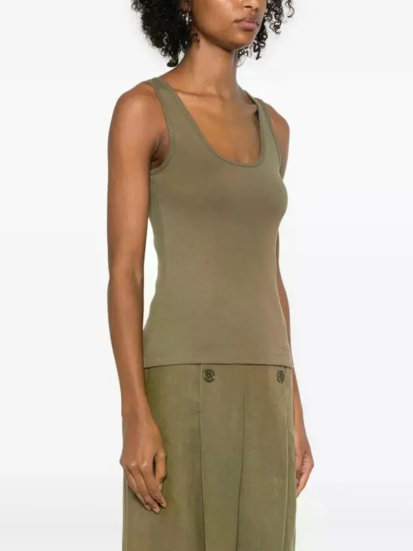 Ralph Lauren Fine-ribbed Tank Top - Green