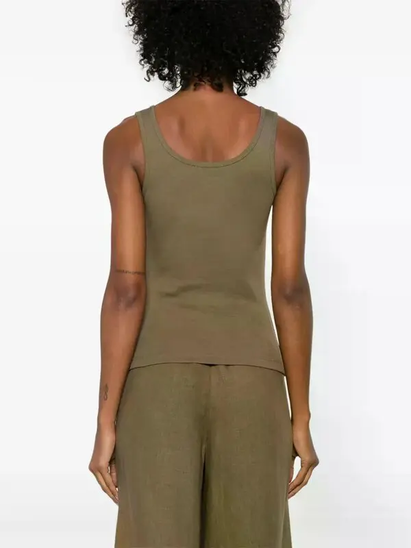 Ralph Lauren Fine-ribbed Tank Top - Green